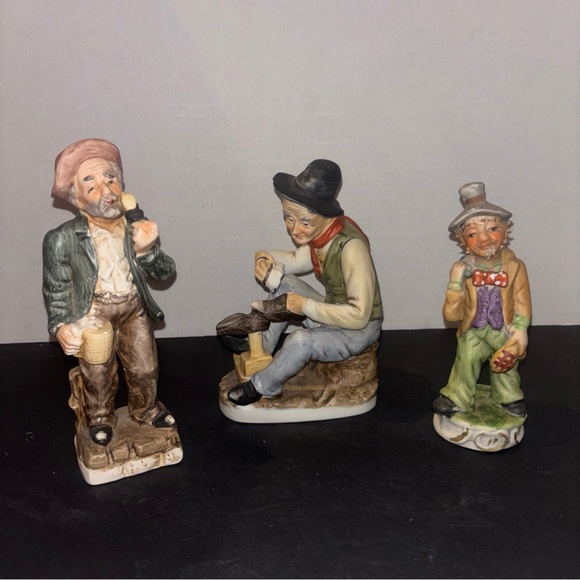 Art | Vintage Ardco Figurines Old Men Ceramic Set Of 3 | Poshmark